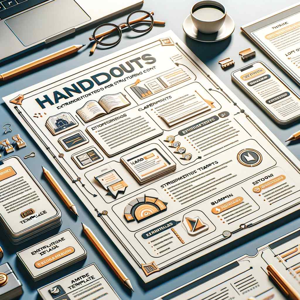Handout schreiben - Muster/Vorlage mit Beispielen, Aufbau & Gliederung