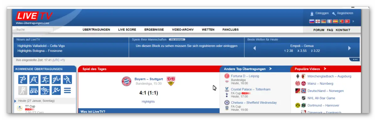 Livetv.sx / Livetv.ru - ist das legal oder illegal? - Aufklärung